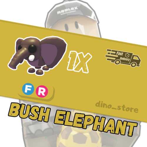 Bush elephant FR - adopt me