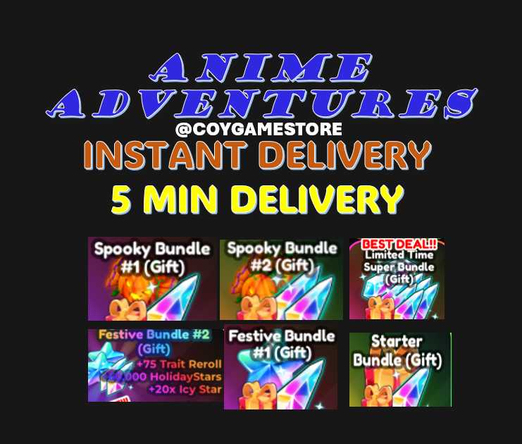 (INSTANT DELIVERY) Anime Adventures Spooky Bundle 1 + Spooky Bundle 2 ...