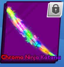 chroma ninja katana - blade ball