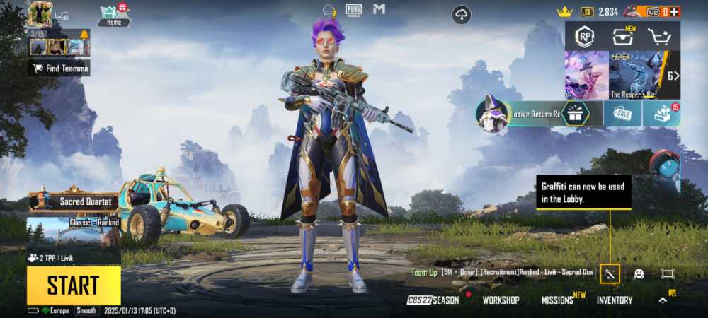 OLD PUBG ACC ..BEGIN FROM SEASON 4...LEVEL 71 .. GLACIER M4STEAMPUNK-THOMPSON SMG465.77k ...