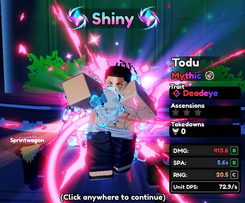 180K Gems + 100RR + Shiny Deadeye Todu + Ethereal Gujo + Itaduri + Song ...