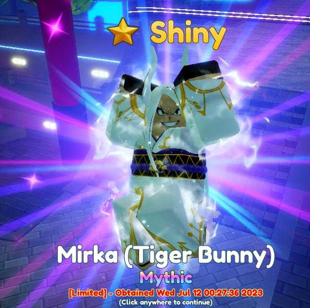 Shiny Mirka | Anime Adventure