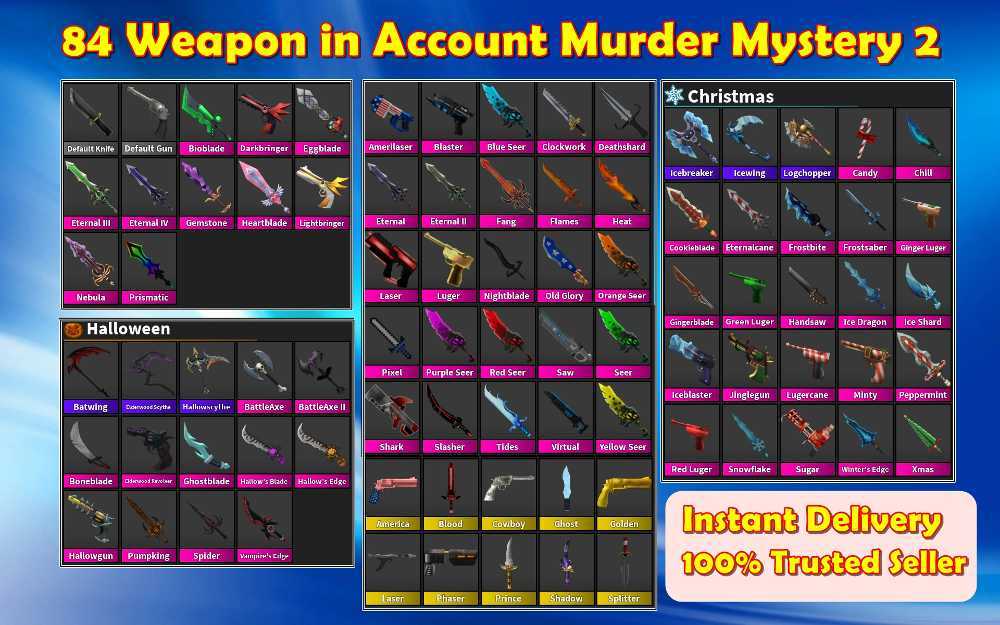 New Account Roblox MM2 Murder Mystery 2 Trade Open 103 Item Inventory Unverified Account