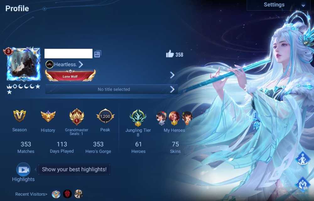 Hero 61 Skins 75 | 81k Starstone + KIC Luna + Legend Wukong , LNY 2024 ...