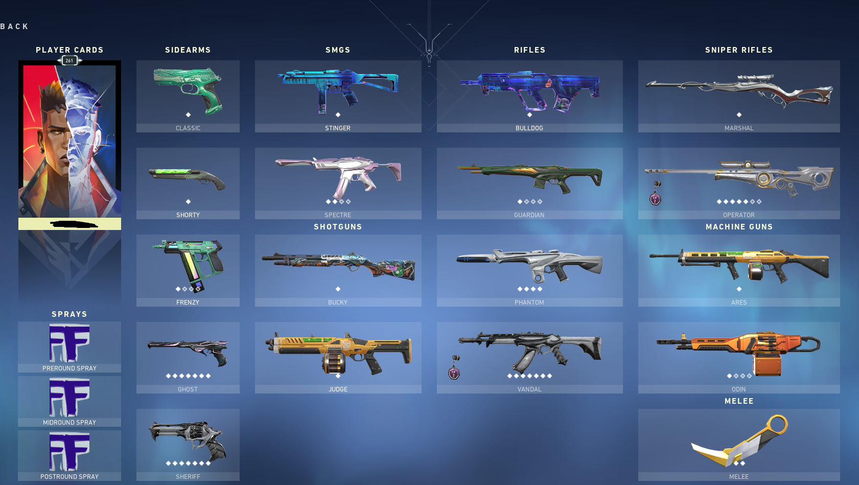 EU 71 SKINS - Diamond 3 / Elderflame Vandal / Reaver Sheriff / Reaver ...
