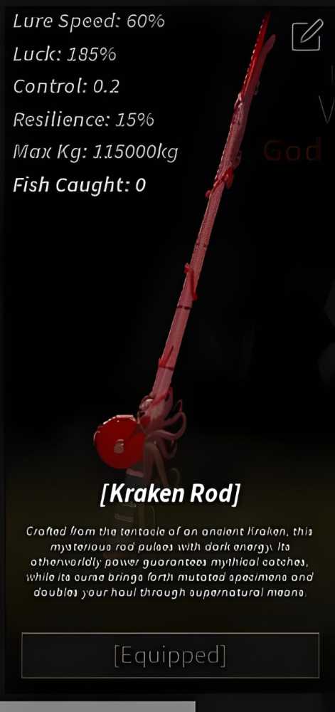 Kraken Rod (NEW) - Fisch