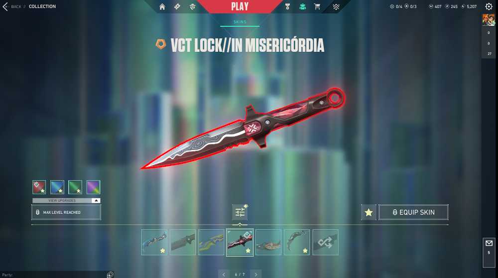 54 skins - VCT LOCK//IN Misericórdia - Reaver Karambit - Champions 2023 ...