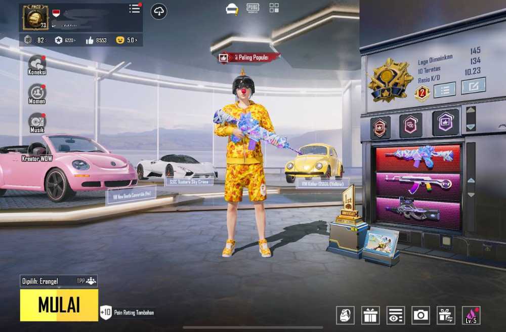 BAPE SET YELLOW | MUMMY SET + INFERNO HELMET | 27 LAB GUNS,