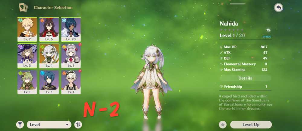 NAHIDA STARTER ACCOUNT ASIA AR10 ~ PITY WEAPON BANNER 30 ( MALE ...
