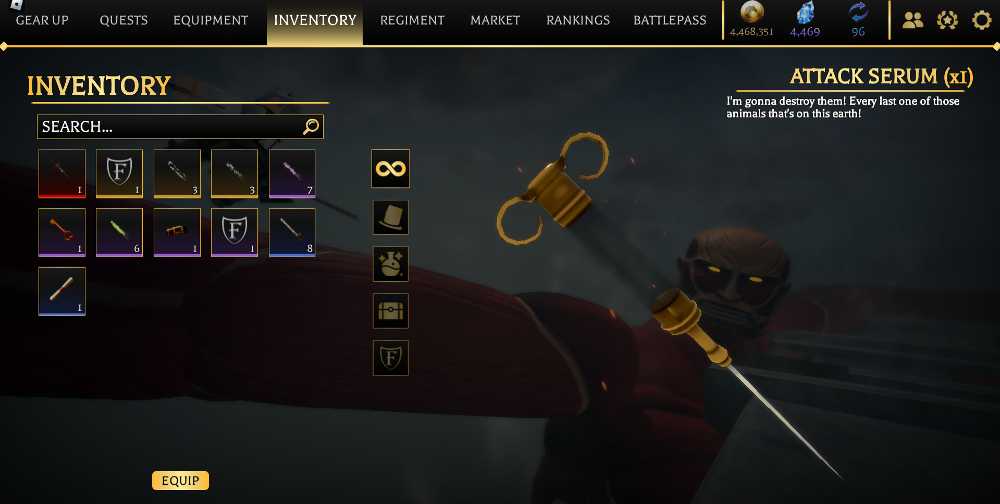 AOTR | Attack Serum | Fritz and Ackerman Family | 3 Secret Perks ...