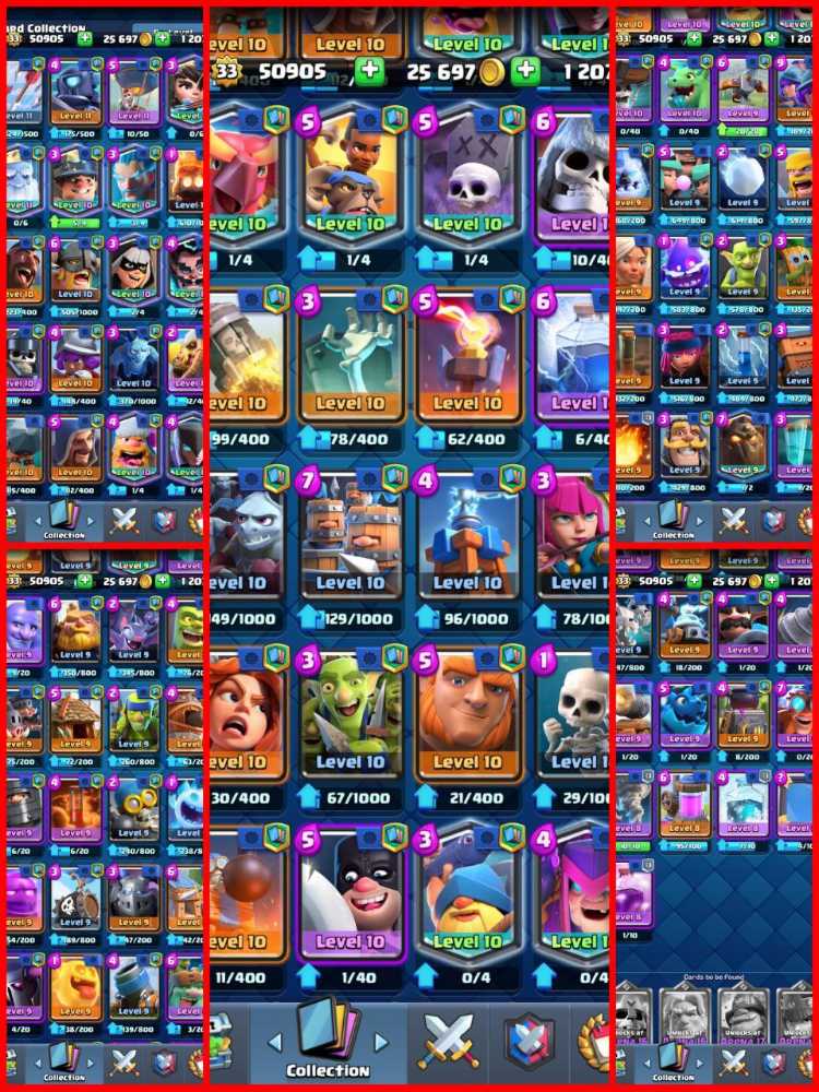 [ UNLINKED ] CHEAP 45 TOTAL 93 CARDS UNLOCKED ARENA 15 25K+ GOLD 1.2K ...