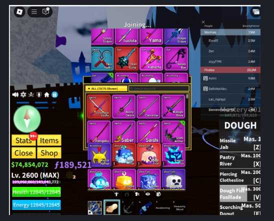 Blox Fruits / T10 - Dough v2 2600 LV - V4 Angel FULL Gear - GHM - CDK ...