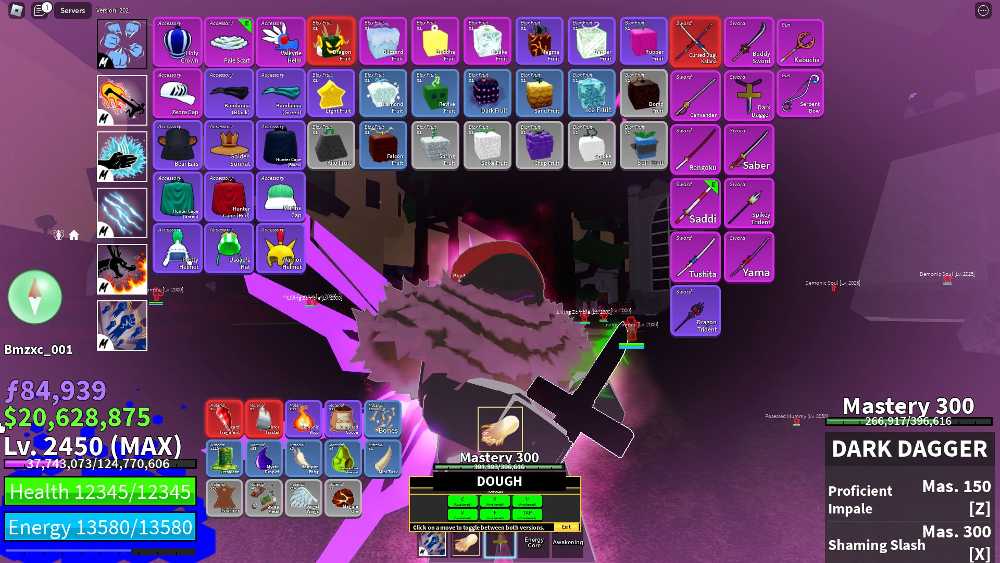 BloxFruit AccountRace V4 Cyborg Full Tier 10 Dough AWAKENING 20 M Beli ...