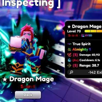 Anime Defender (Roblox) - Almighty Dragon Mage and Lunar Empress