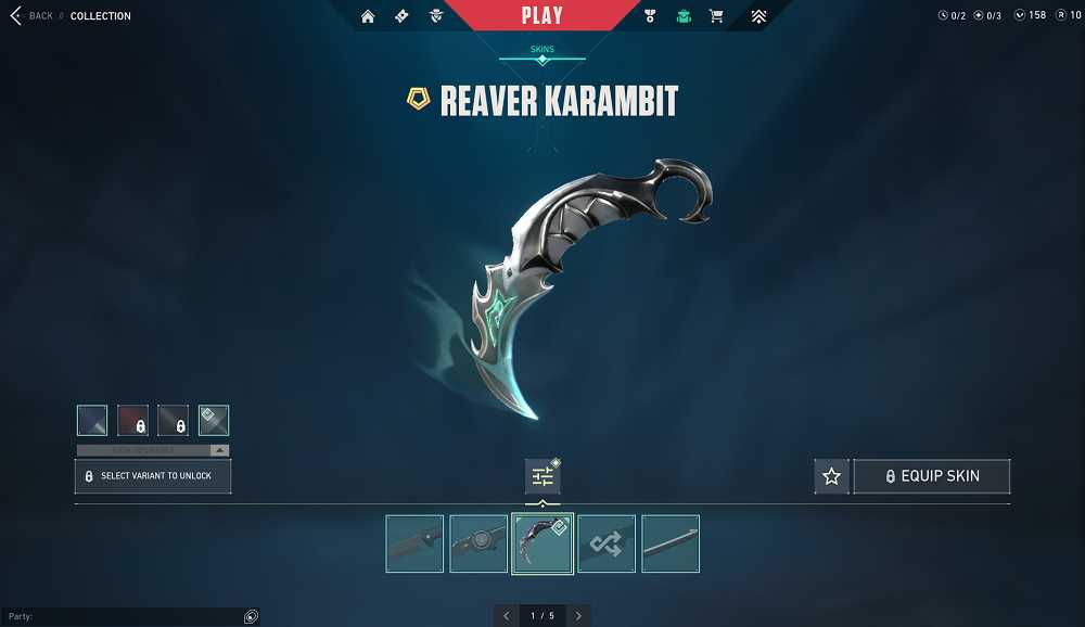 Reaver Karambit, Reaver Vandal, Reaver Phantom, Reaver Ghost, Reaver ...