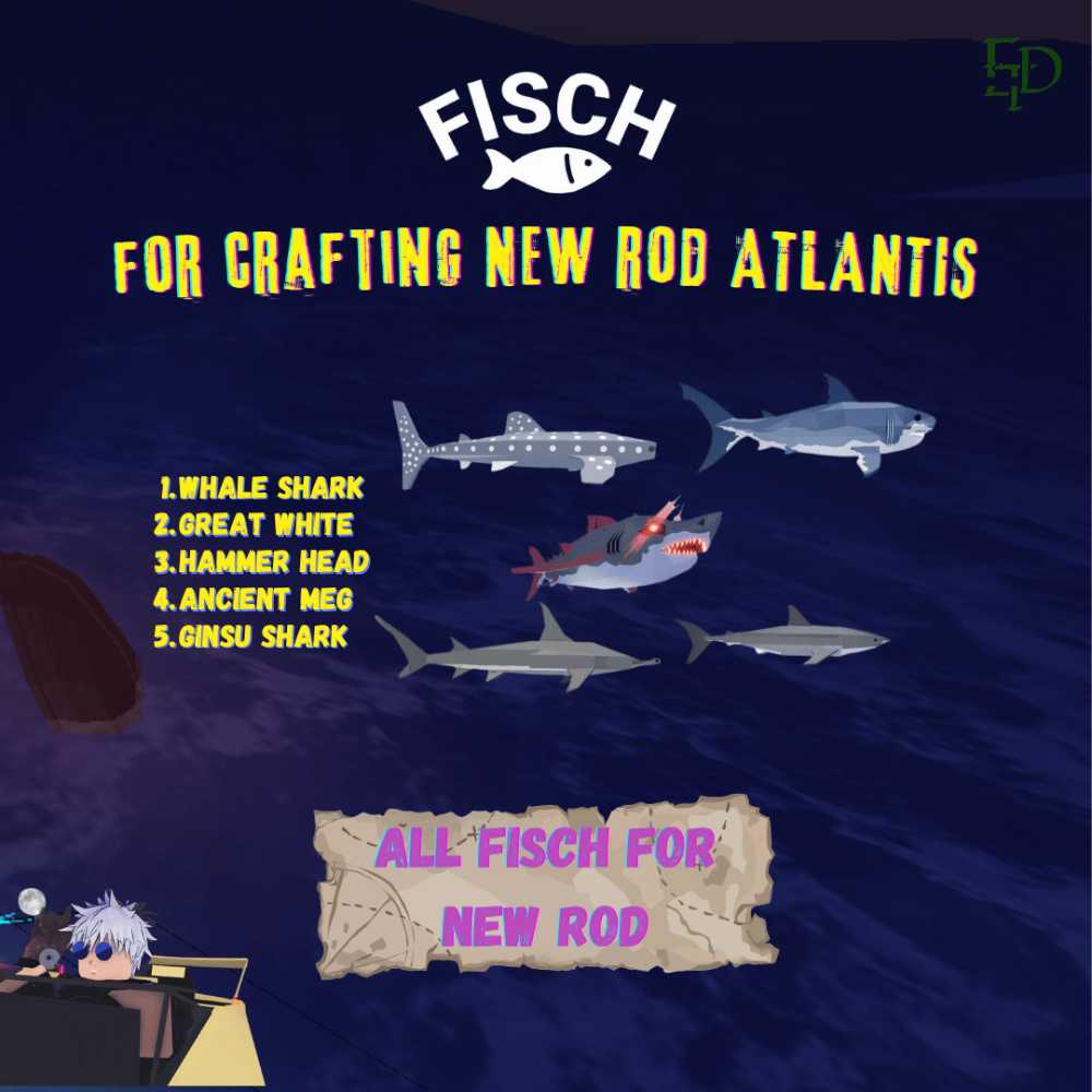Roblox Fisch | All Fisch | For Crafting Poseidon + Kraken Rod - Fast