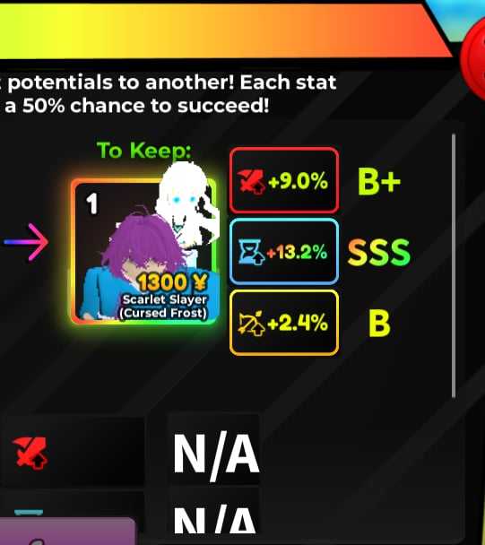AA0027 Scarlet Slayer (Cursed Frost) SPA SSS +13.2% | ANIME ADVENTURES