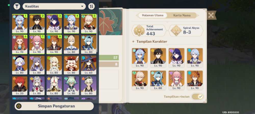 [ Asia ] Ar 57 | Eula Signature ( SOBP ) + Zhongli + Raiden Shogun ...