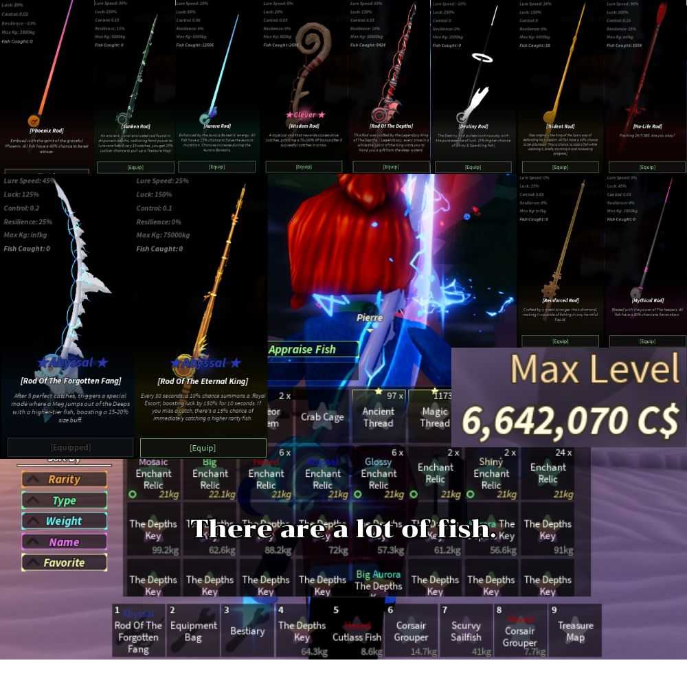 ID50Fisch:Lv750 Max. | 6M C$ | Rod of the Forgotten Fang Abyssal | Rod ...