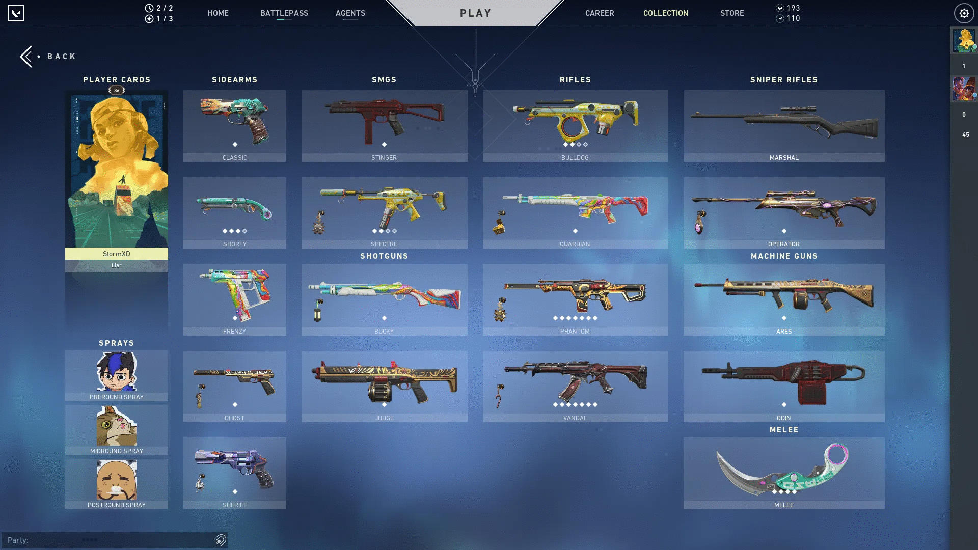 [Eu] Gold Glitchpop Phantom Velocity bp reaver vandal