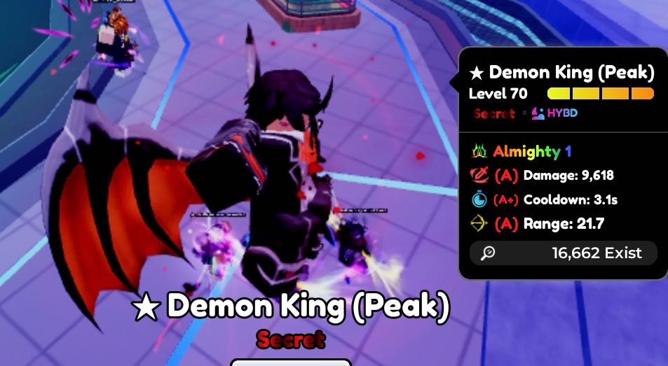 [INSTANT DELIVERY] ALMIGHTY DEMON KING DIABLO A A+ A Stats [ANIME ...