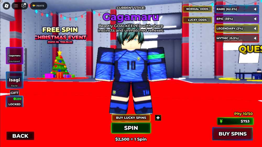 Blue Lock Rivals: extra style slot, legendary flow. pre made rin outfit ...