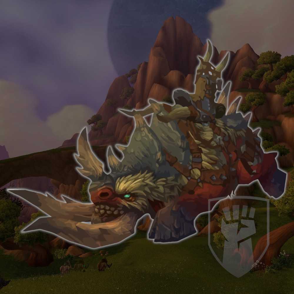 Bloodhoof Bull - Rare Luk'hok Mount from Nagrand, Draenor - ALL REALMS ...