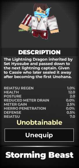 Storming Beast - Type Soul