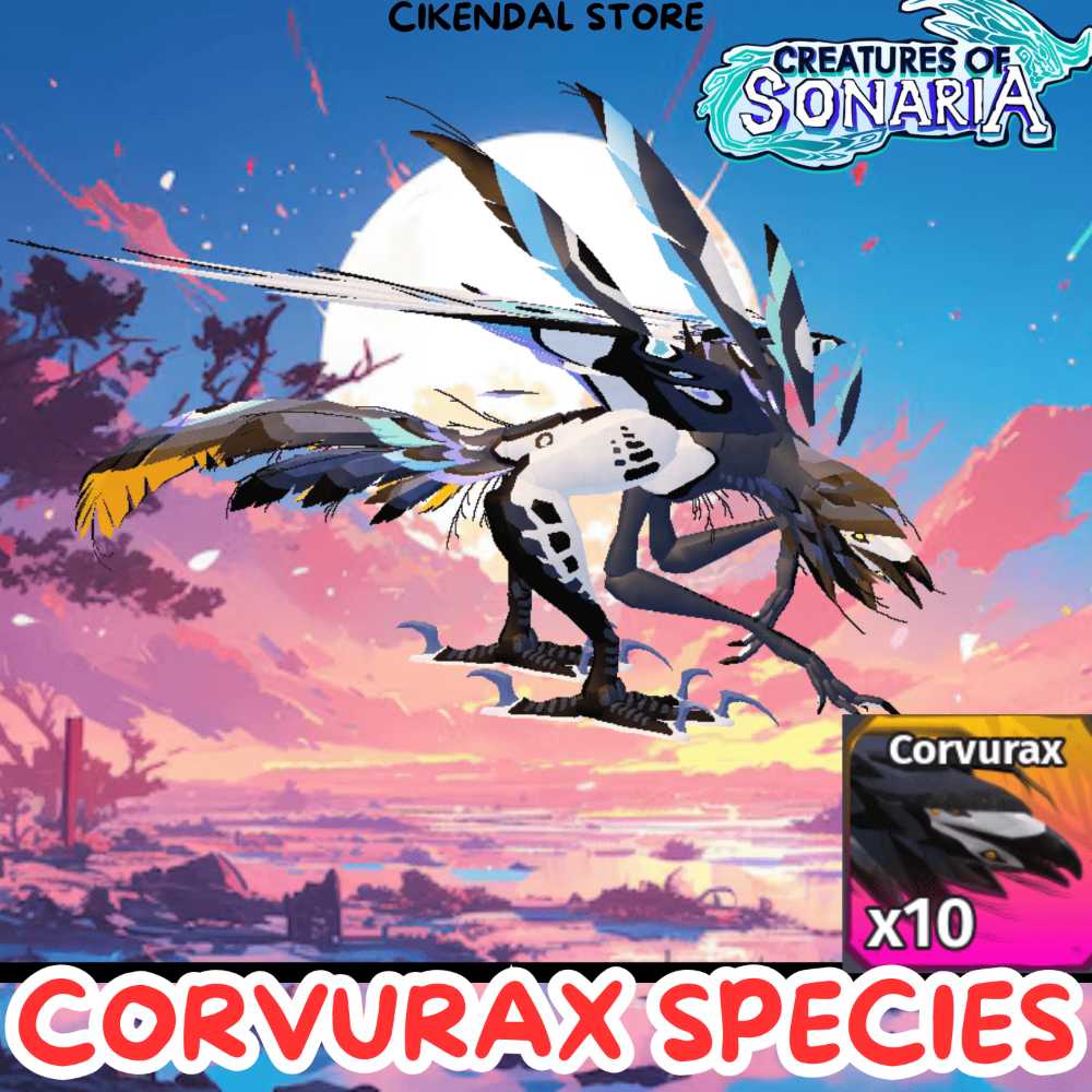 Corvurax | Creatures of Sonaria |Cos + BONUS