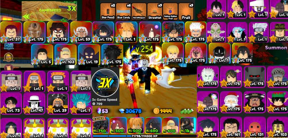 #014 ⭐ASTD⭐ All Star Tower Defense GOAT ACCOUNT LVL 254 : x17 7 STAR ...