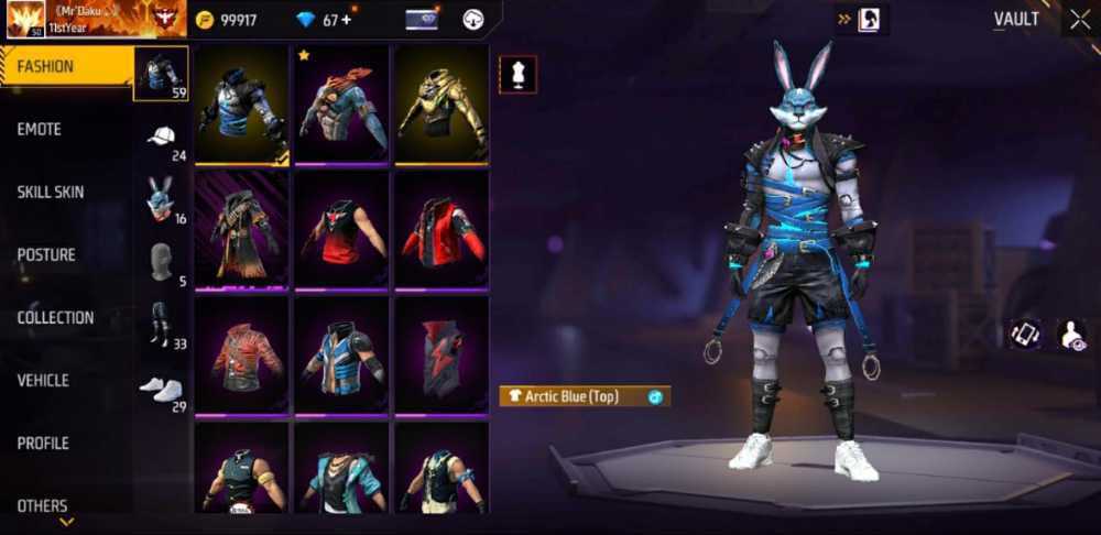 TOP LEVEL 50 FREE FIRE ACCOUNT-MASTER IN CS AND HERIOC BR RANK