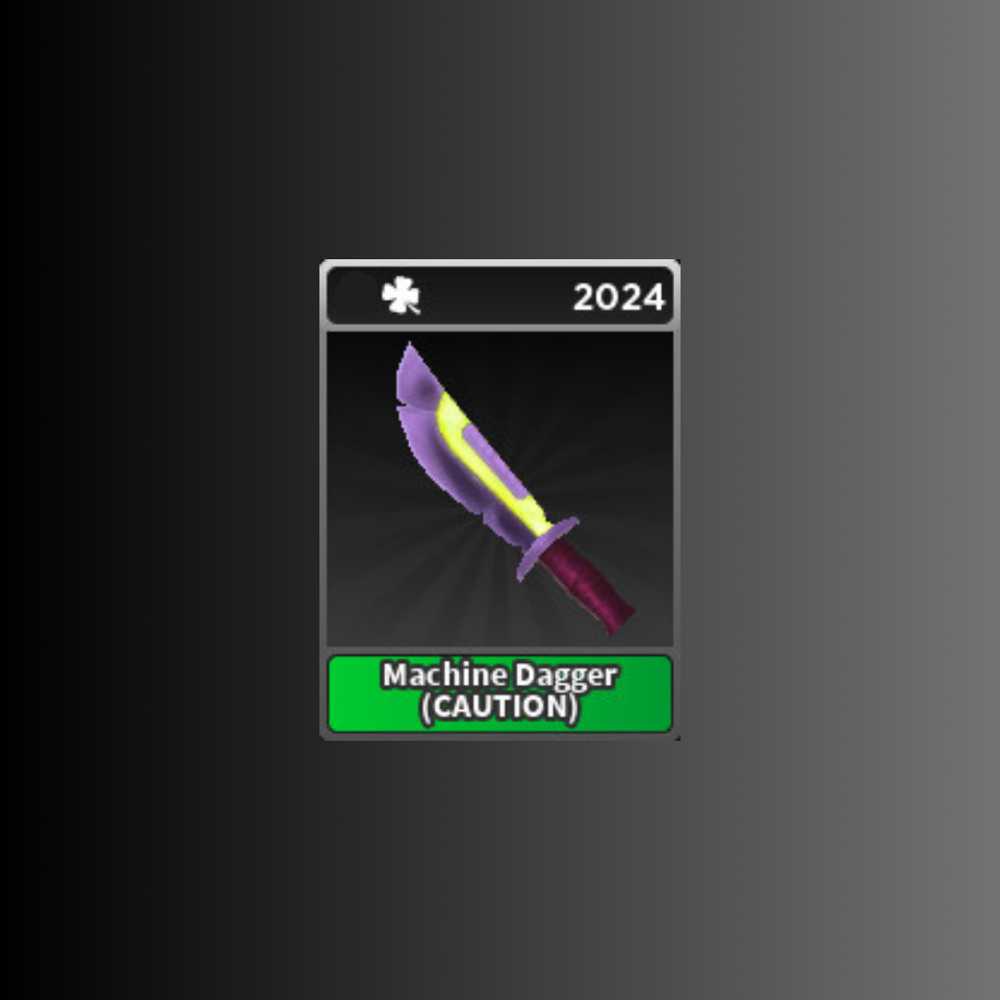 Machine Dagger (Caution) Survive The Killer