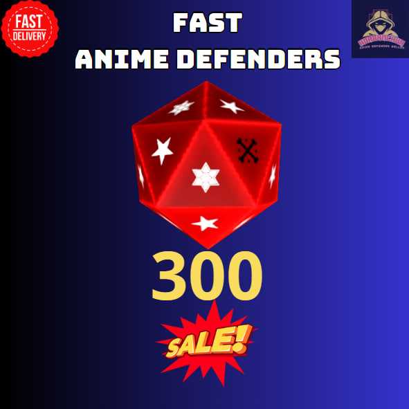 Anime Defenders - x300 Risky Dice - Fast Delivery