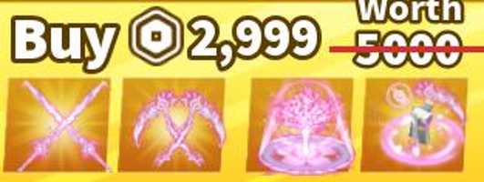 Blade Ball - Blossom Pack(2999R) Fast Delivery [GIFT ONLY]