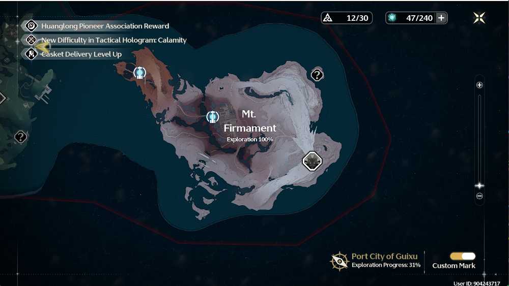 100% Explore Map MT.Firmament + All Windchimmer + All Chest Wuthering Waves