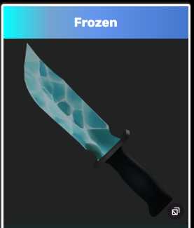 FROZEN KNIFE - [MM2 - MURDER MYSTERY 2 - ROBLOX]