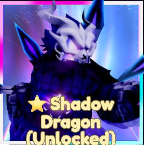 Shadow Dragon (Unlocked) (Almighty)| Kaiju (Secret and EVO unit)