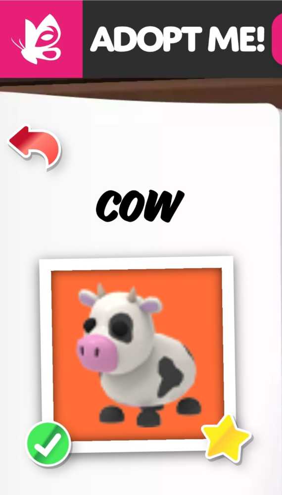 Cow MFR Mega Neon Fly Ride Adopt Me Item Roblox