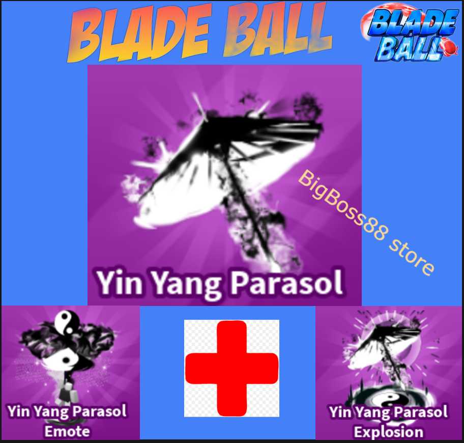 Yin Yang Parasol Full set - Blade Ball