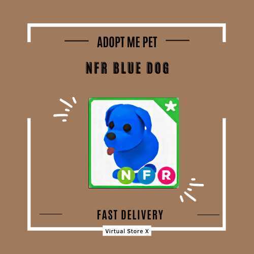 Adopt Me - Neon Fly Ride Blue Dog - NFR Blue Dog - Adopt Me - AMP ...