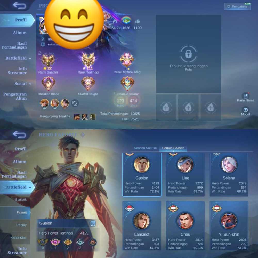 424 Skins. High win rate. Assassin. 3 Legend. 4 Collector. Lance ...