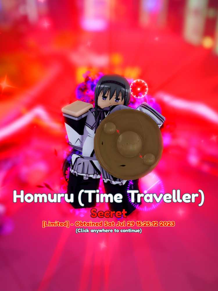 Homura Akemi Homuru (Time Traveller)EVO Anime Adventures AA
