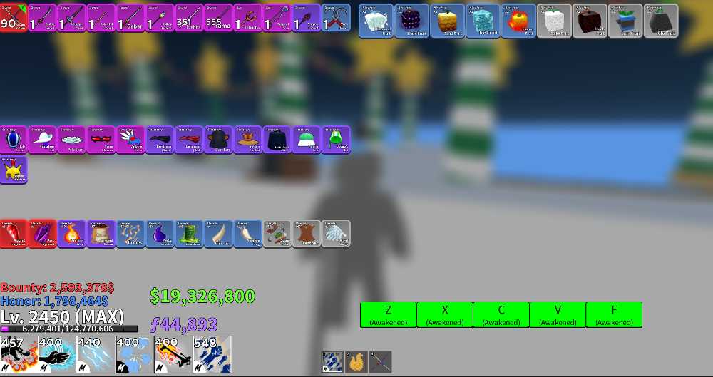 [Blox Fruits]Lvl 2450+GODHUMAN+CDK+fully awakened FLAME fruit lvl.1 ...