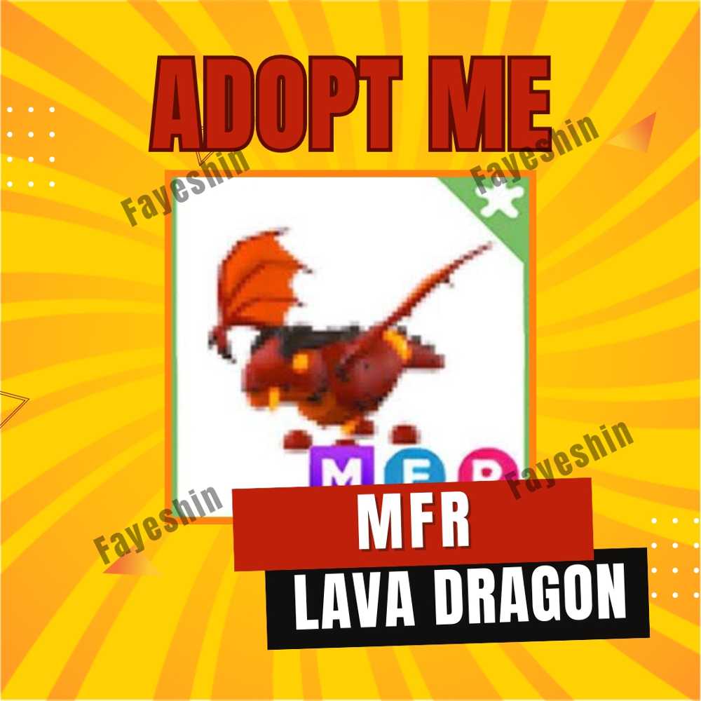 Adopt Me MFR Lava Dragon Mega Fly Ride