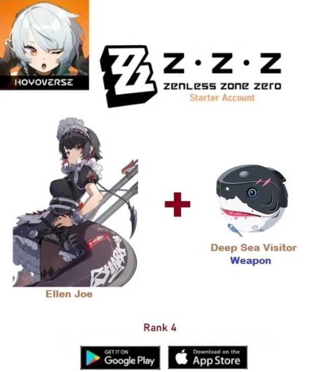 (Asia Server) Multiple combinations - Zenless Zone Zero Starter Account