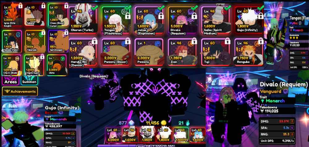 Anime VanGuards GOAT GOD Tier Account Vanguard Unit MONARCH Diavolo ...