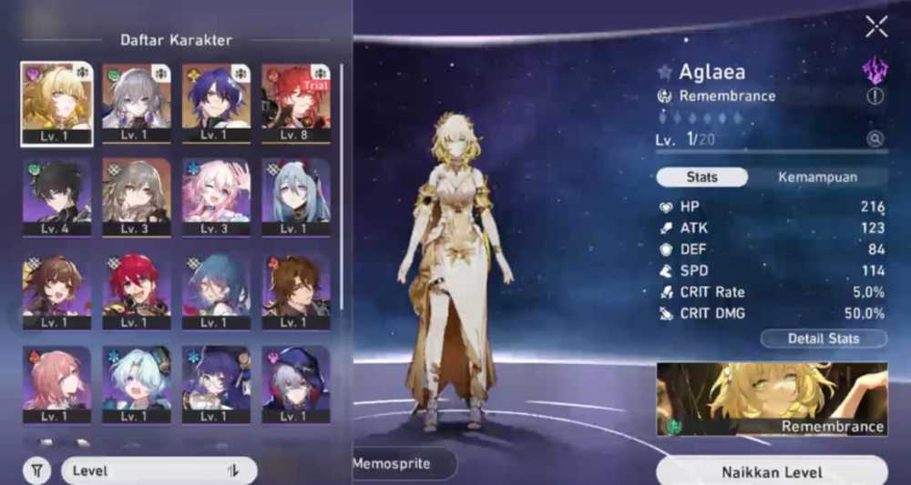 Asia TL 4 | Female | Aglaea + LC Time Woven Into Gold + Bronya E1 ...