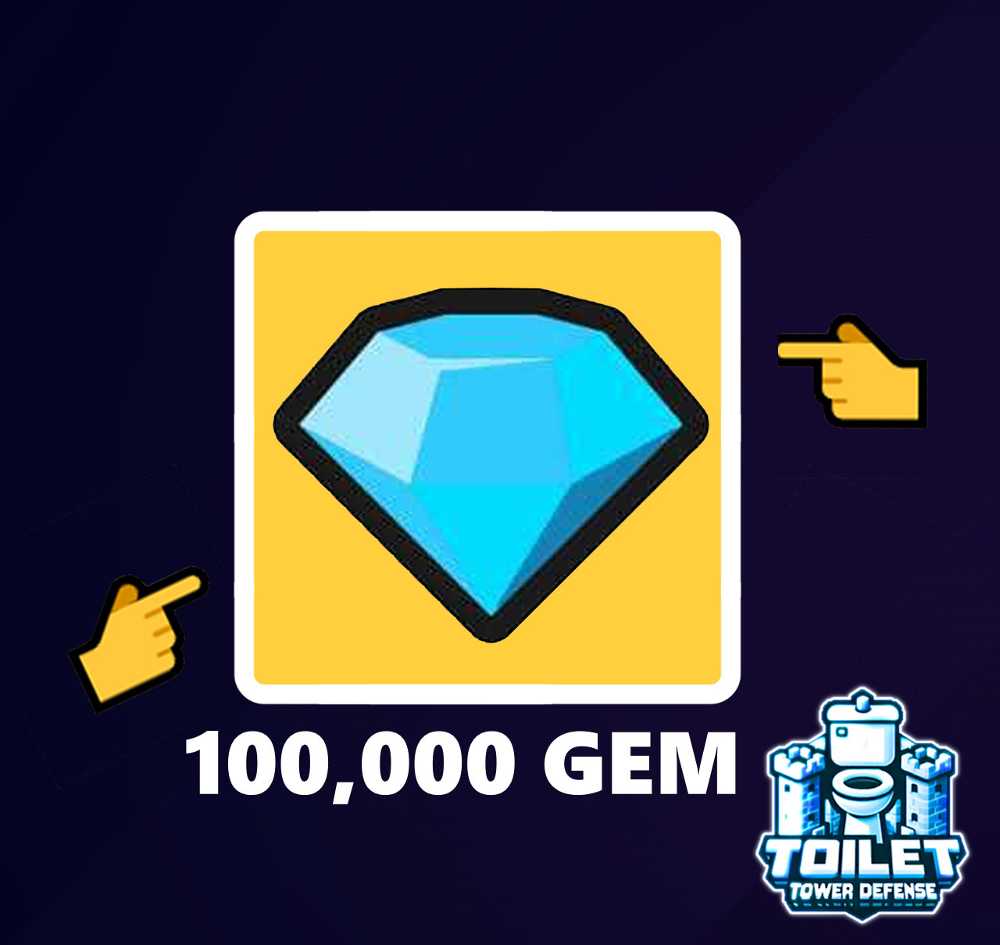 Toilet Tower Defense TTD | 100,000 GEM