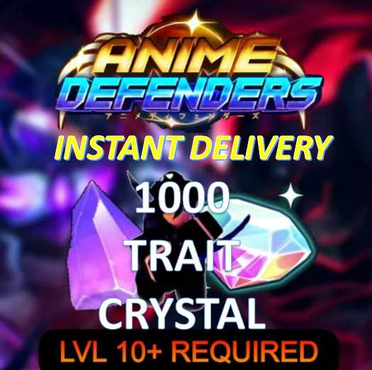 Anime Defenders 1000 X Trait Crystal Reroll (INSTANT DELIVERY)