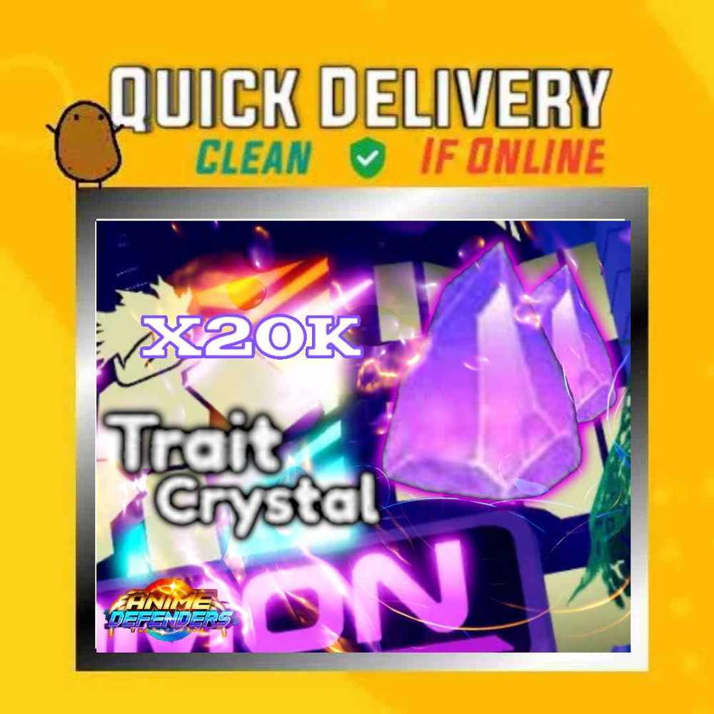 20000 or 20k Reroll Trait Crystal I Anime Defenders
